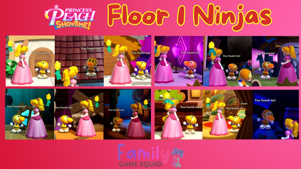 Princess Peach Showtime - Hidden Ninjas Game Guide