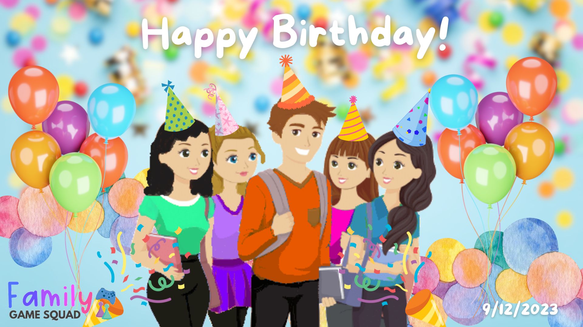 Family Game Squad's 1st Birthday | familygamesquad.com